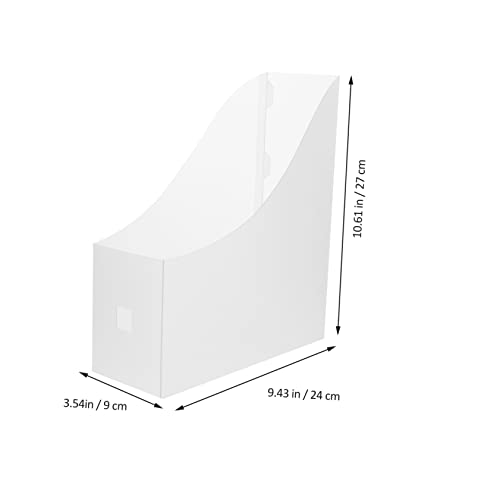 NUOBESTY 2Pcs Desk File Organizers File Storage Boxes Vertical File ...