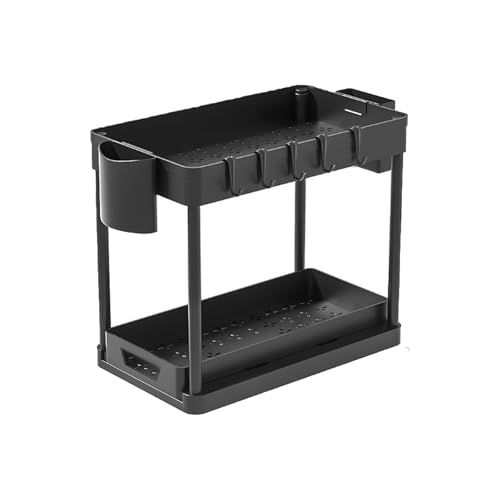 2 Layers Multi-Purpose Pull-Out Storage Organizers, Under Sink ...