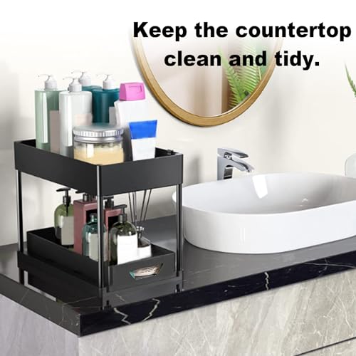 2 Layers Multi-Purpose Pull-Out Storage Organizers, Under Sink ...