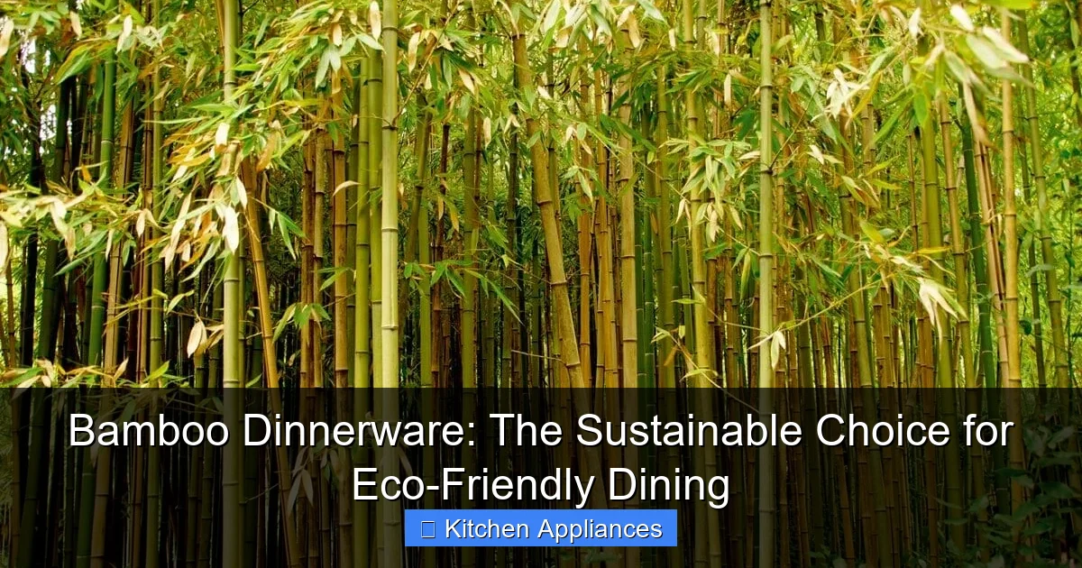 Bamboo Dinnerware: The Sustainable Choice for Eco-Friendly Dining ...