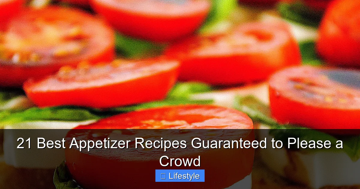 21 Best Appetizer Recipes Guaranteed to Please a Crowd - Kitchen and ...