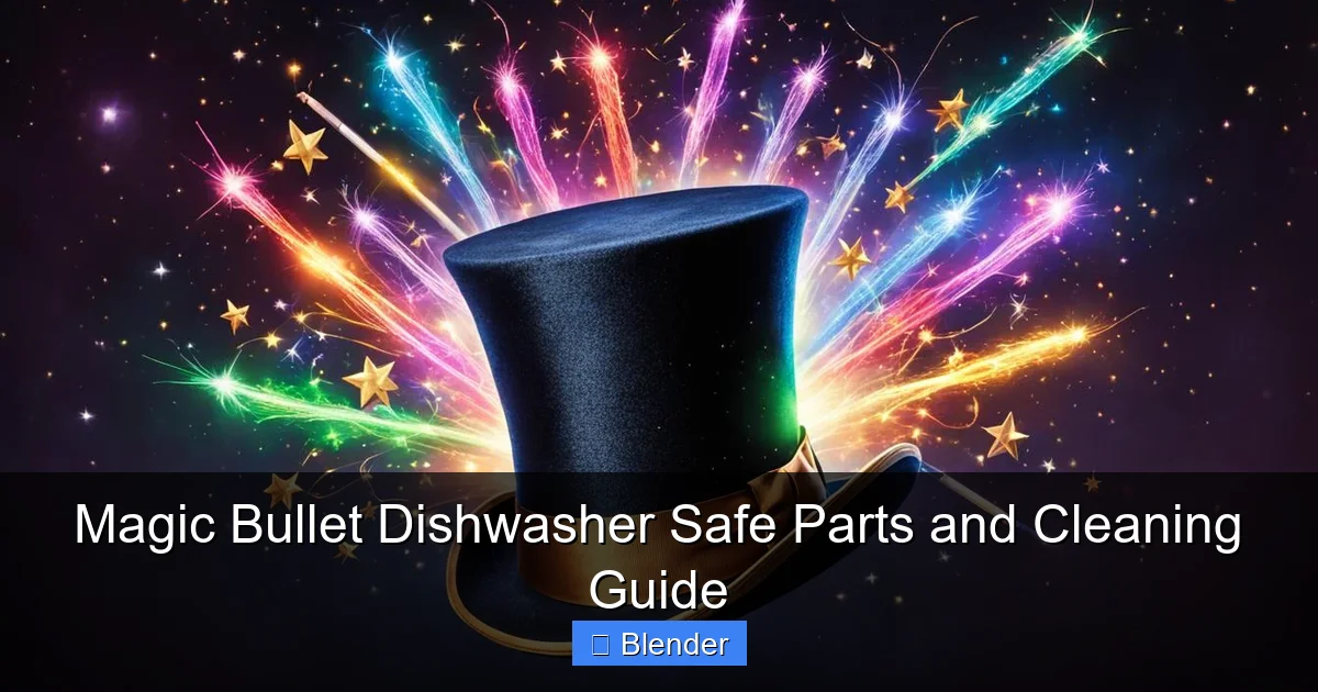 Magic Bullet Dishwasher Safe Parts and Cleaning Guide - Kitchen and ...
