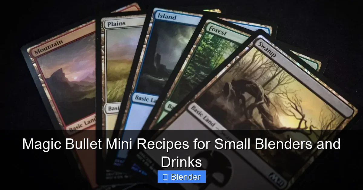 Magic Bullet Mini Recipes for Small Blenders and Drinks - Kitchen and ...