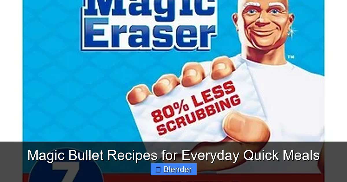 Magic Bullet Recipes for Everyday Quick Meals - Kitchen and Home Store