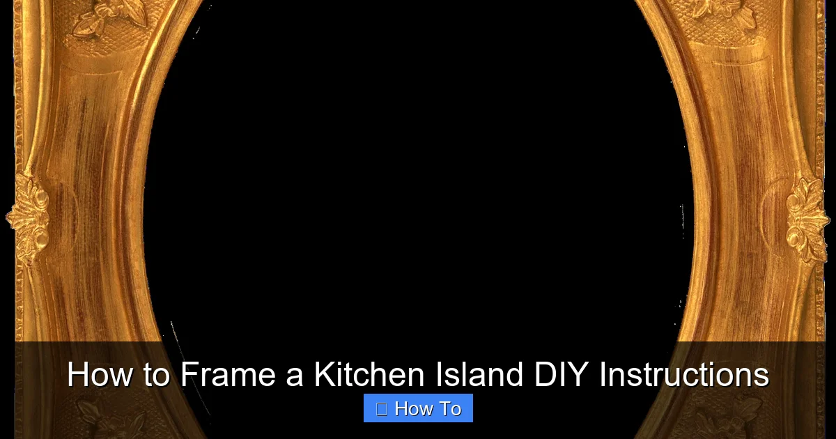How to Frame a Kitchen Island DIY Instructions - Kitchen and Home Store