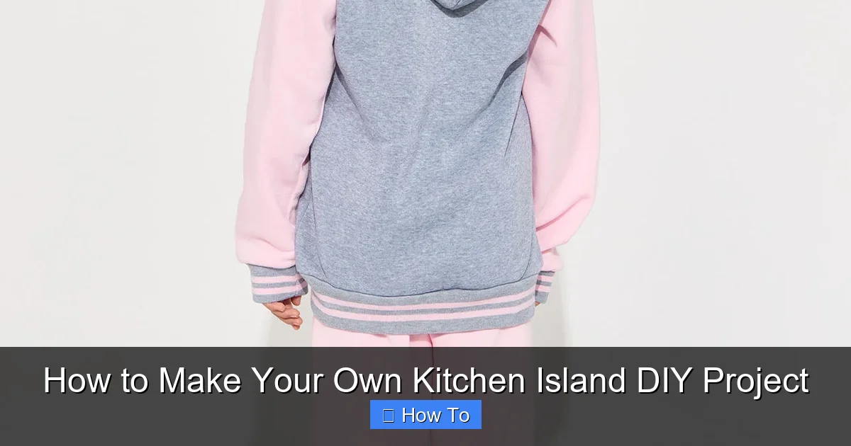 How to Make Your Own Kitchen Island DIY Project - Kitchen and Home Store