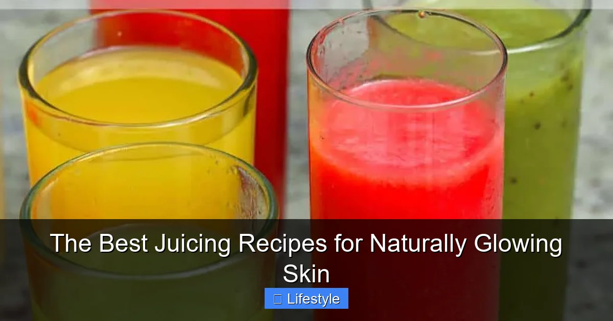 The Best Juicing Recipes for Naturally Glowing Skin - Kitchen and Home ...