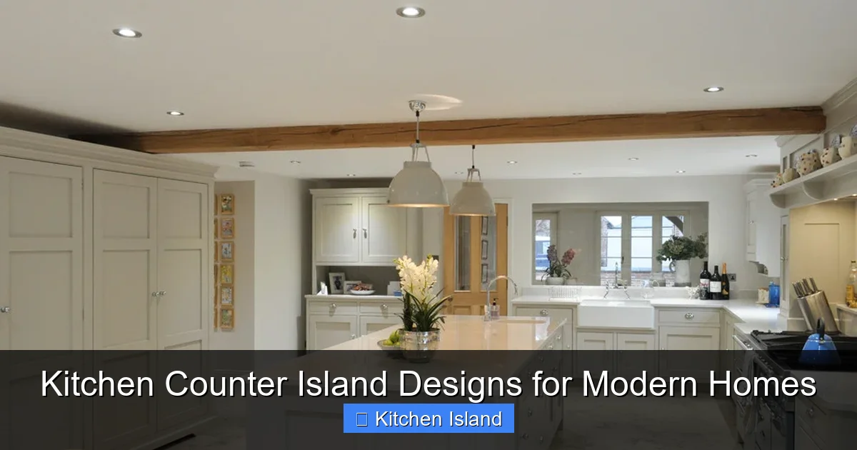 Kitchen Counter Island Designs for Modern Homes - Kitchen and Home Store