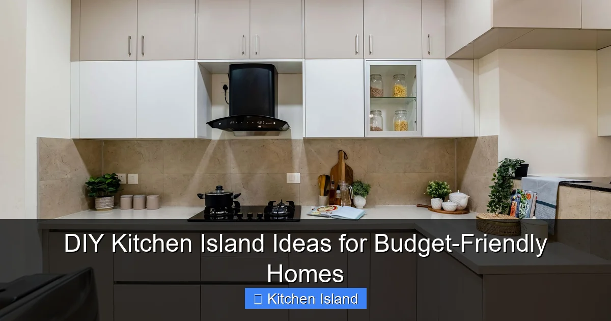 DIY Kitchen Island Ideas for Budget-Friendly Homes - Kitchen and Home Store