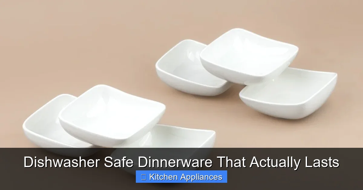 Dishwasher Safe Dinnerware That Actually Lasts - Kitchen and Home Store