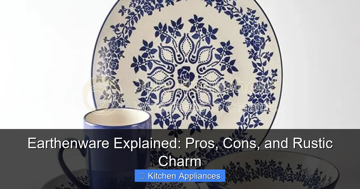 Earthenware Explained: Pros, Cons, and Rustic Charm - Kitchen and Home ...