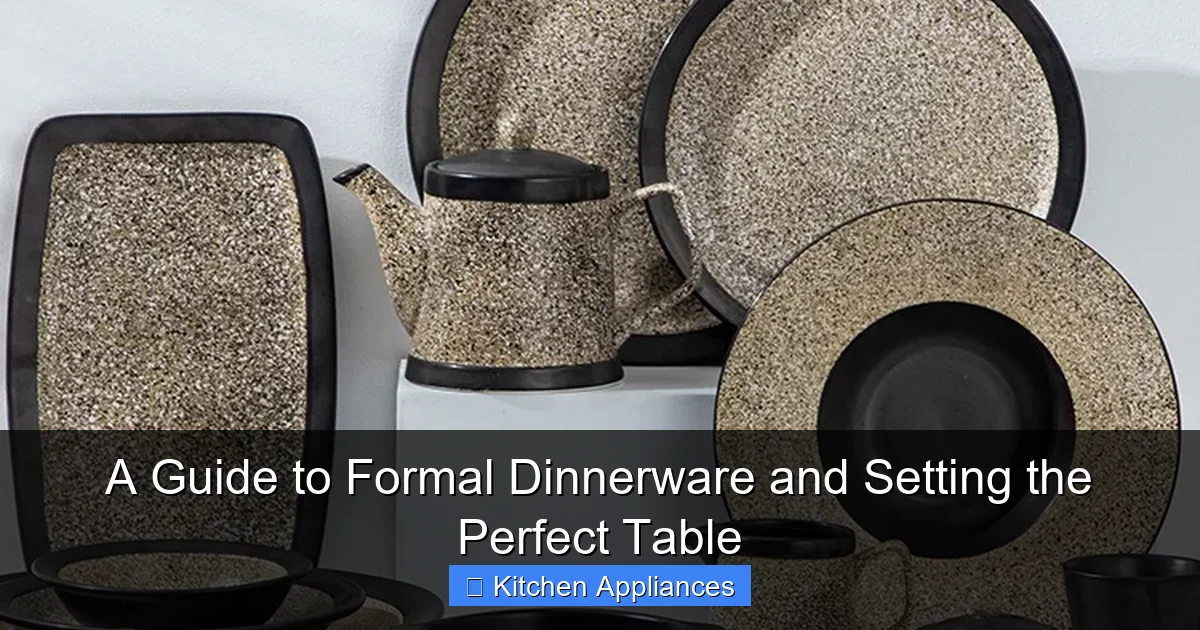 A Guide to Formal Dinnerware and Setting the Perfect Table - Kitchen ...