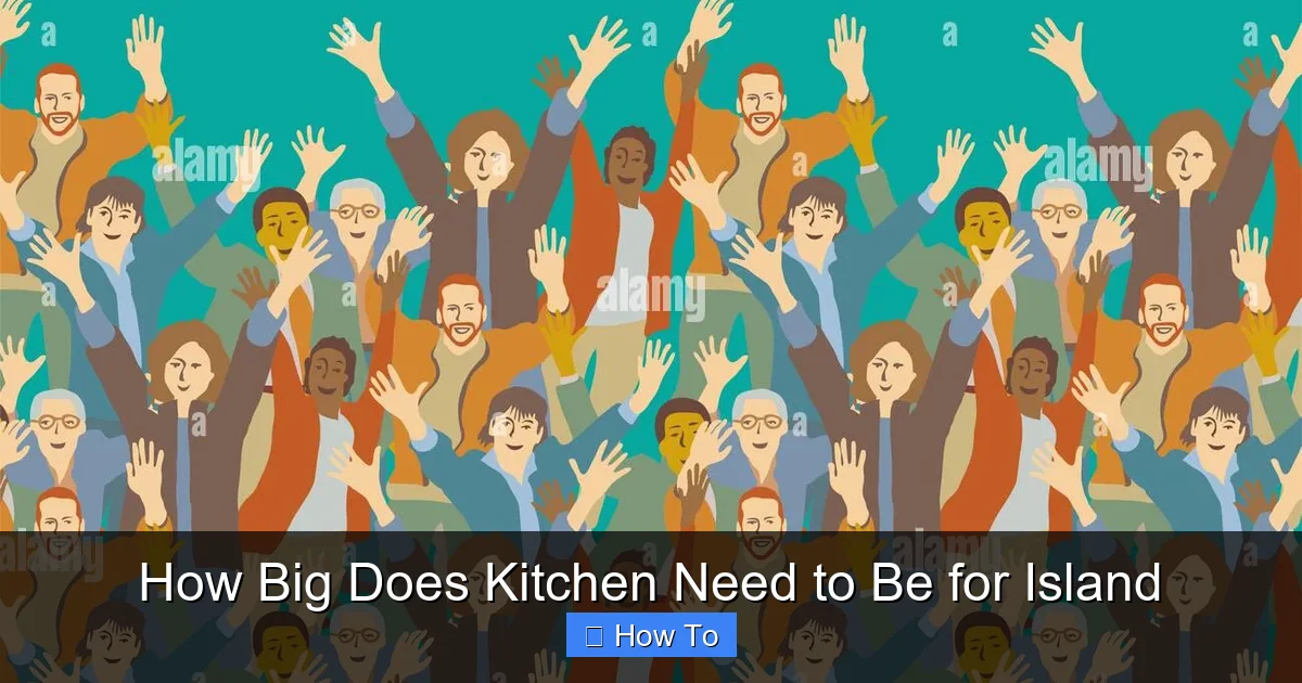 How Big Does Kitchen Need to Be for Island - Kitchen and Home Store