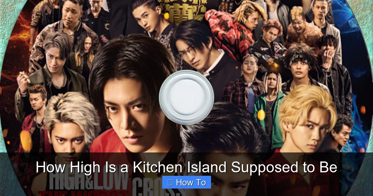 How High Is a Kitchen Island Supposed to Be - Kitchen and Home Store