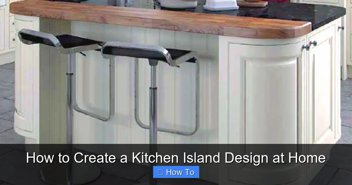 How to Create a Kitchen Island Design at Home - Kitchen and Home Store