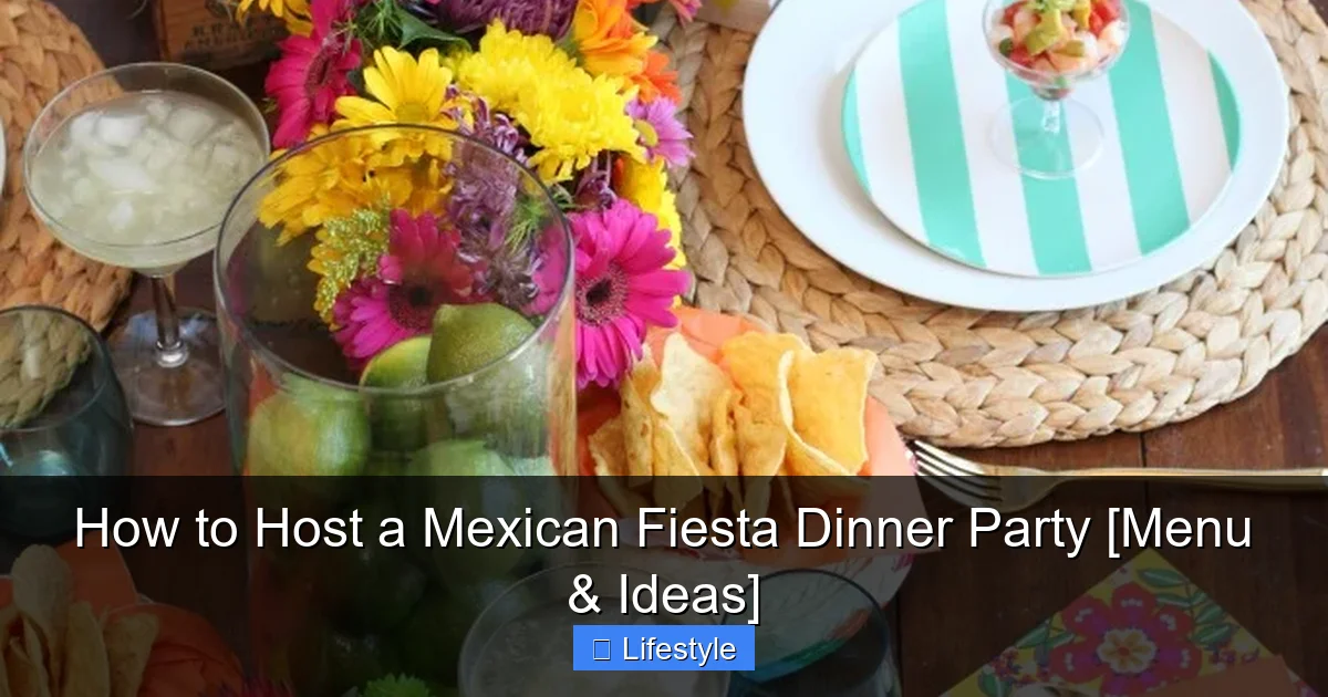 How to Host a Mexican Fiesta Dinner Party [Menu & Ideas] - Kitchen and ...