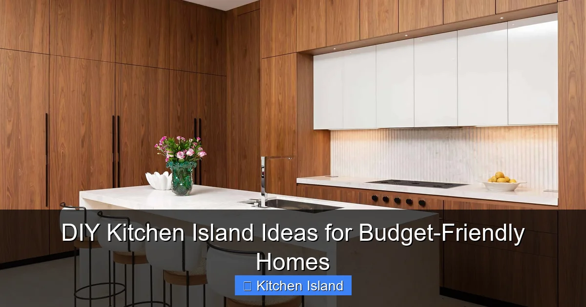 DIY Kitchen Island Ideas for Budget-Friendly Homes - Kitchen and Home Store