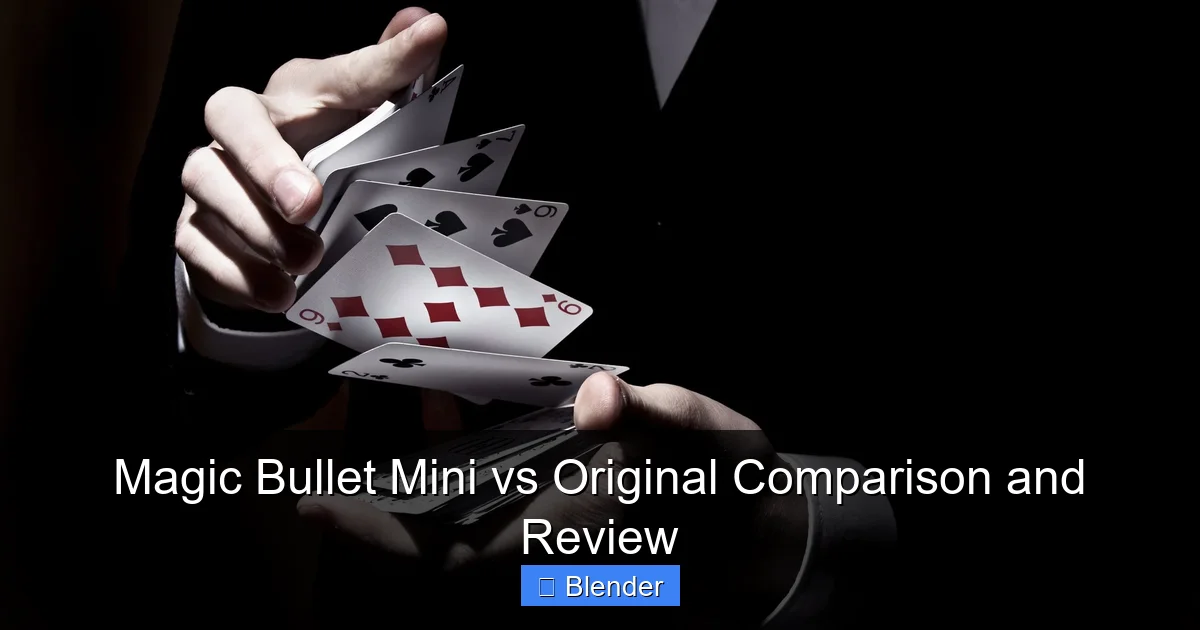 Magic Bullet Mini vs Original Comparison and Review - Kitchen and Home ...