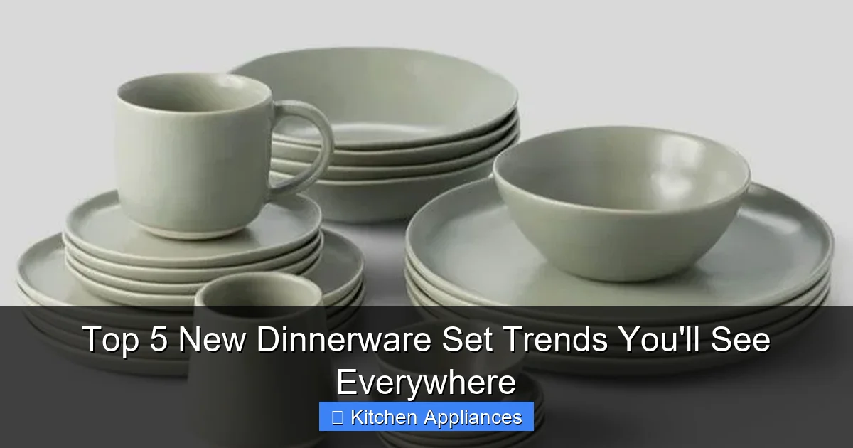 Top 5 New Dinnerware Set Trends You'll See Everywhere - Kitchen and ...