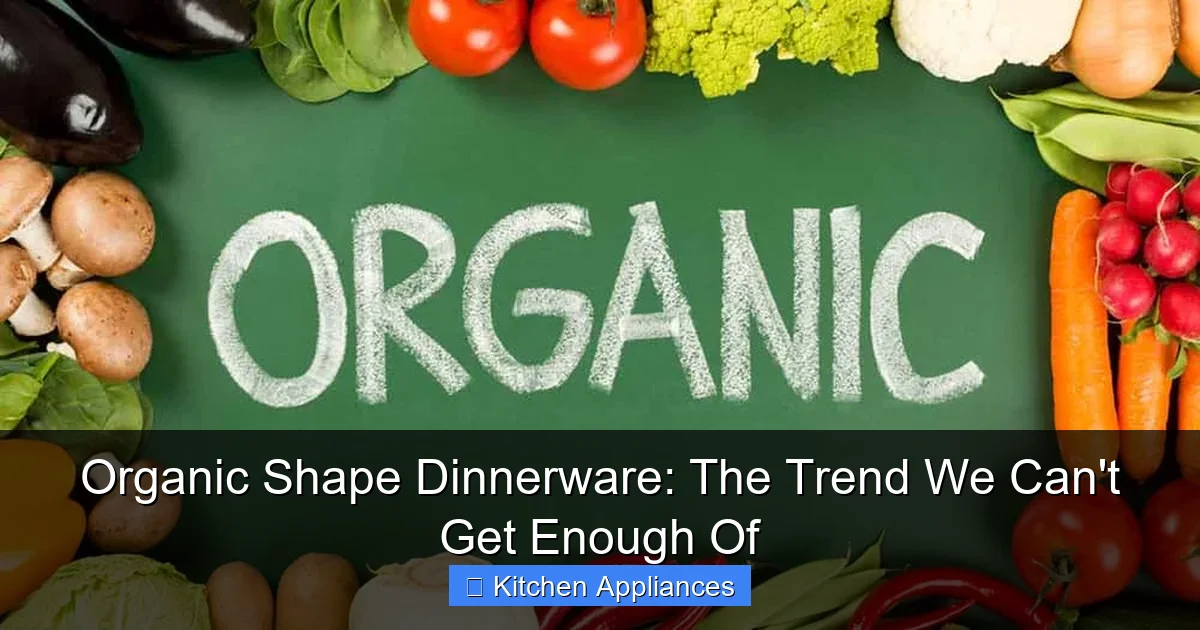 Organic Shape Dinnerware: The Trend We Can't Get Enough Of - Kitchen ...