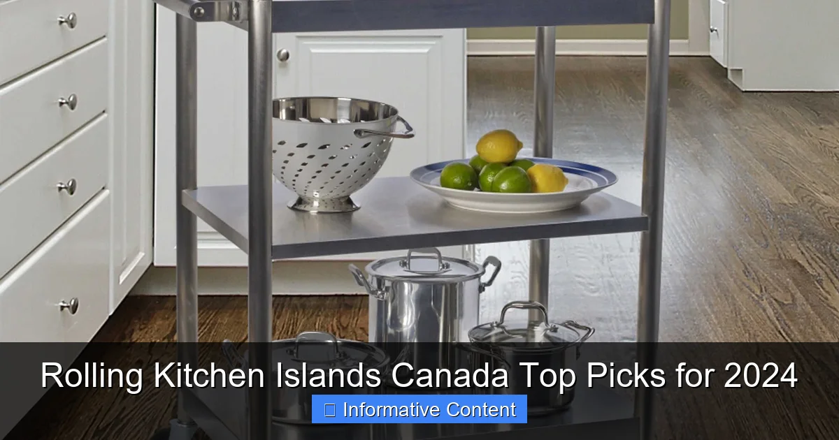 Rolling Kitchen Islands Canada Top Picks for 2026 - Kitchen and Home Store