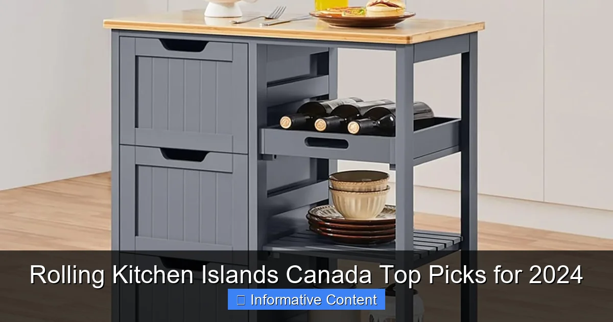 Rolling Kitchen Islands Canada Top Picks for 2026 - Kitchen and Home Store
